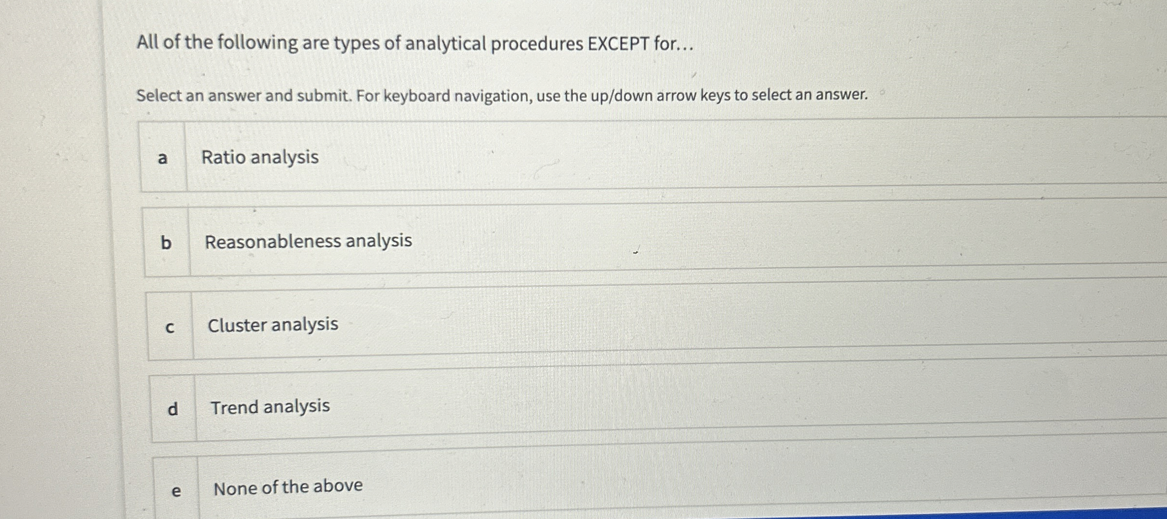 Solved All of the following are types of analytical | Chegg.com
