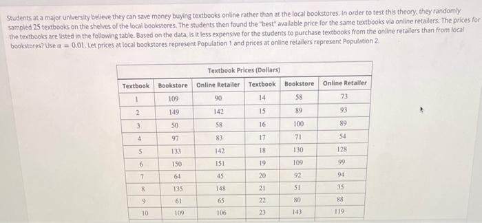 Solved Students at a major university believe they can save | Chegg.com