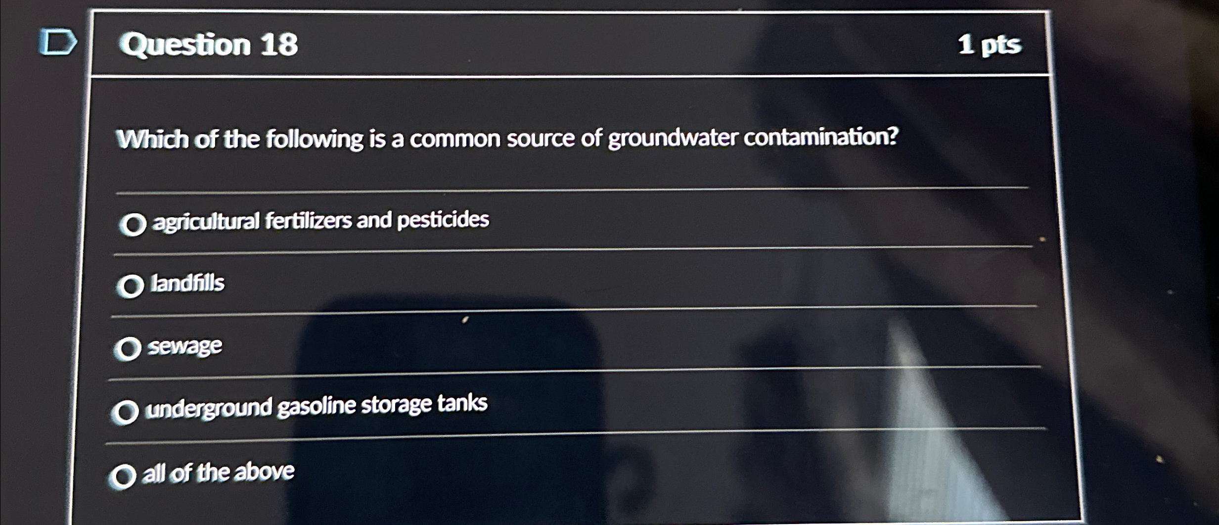 Solved Question 181 ﻿ptsWhich of the following is a common | Chegg.com