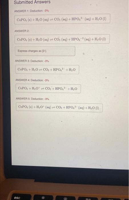 Solved Another metal phospate is cobalt(III) phosphates. It | Chegg.com