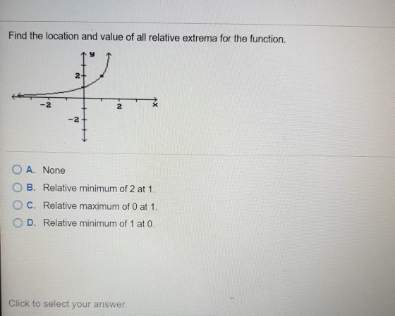 Solved Find the location and value of all relative extrema | Chegg.com