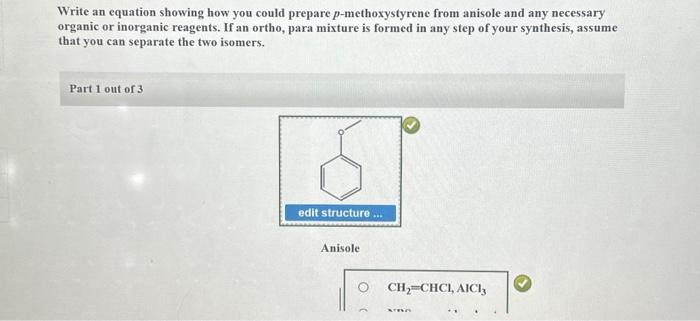 Solved Write an equation showing how you could prepare | Chegg.com
