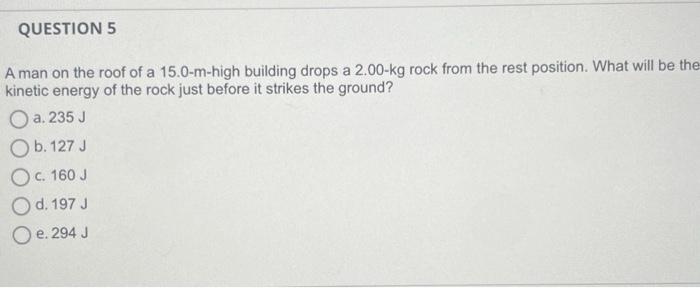 Solved A man on the roof of a 15.0−m-high building drops a | Chegg.com