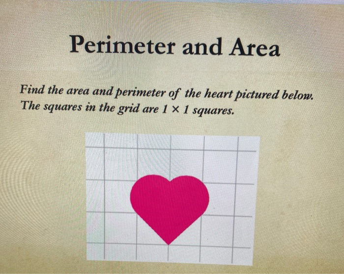 Solved Perimeter and Area Find the area and perimeter of the | Chegg.com