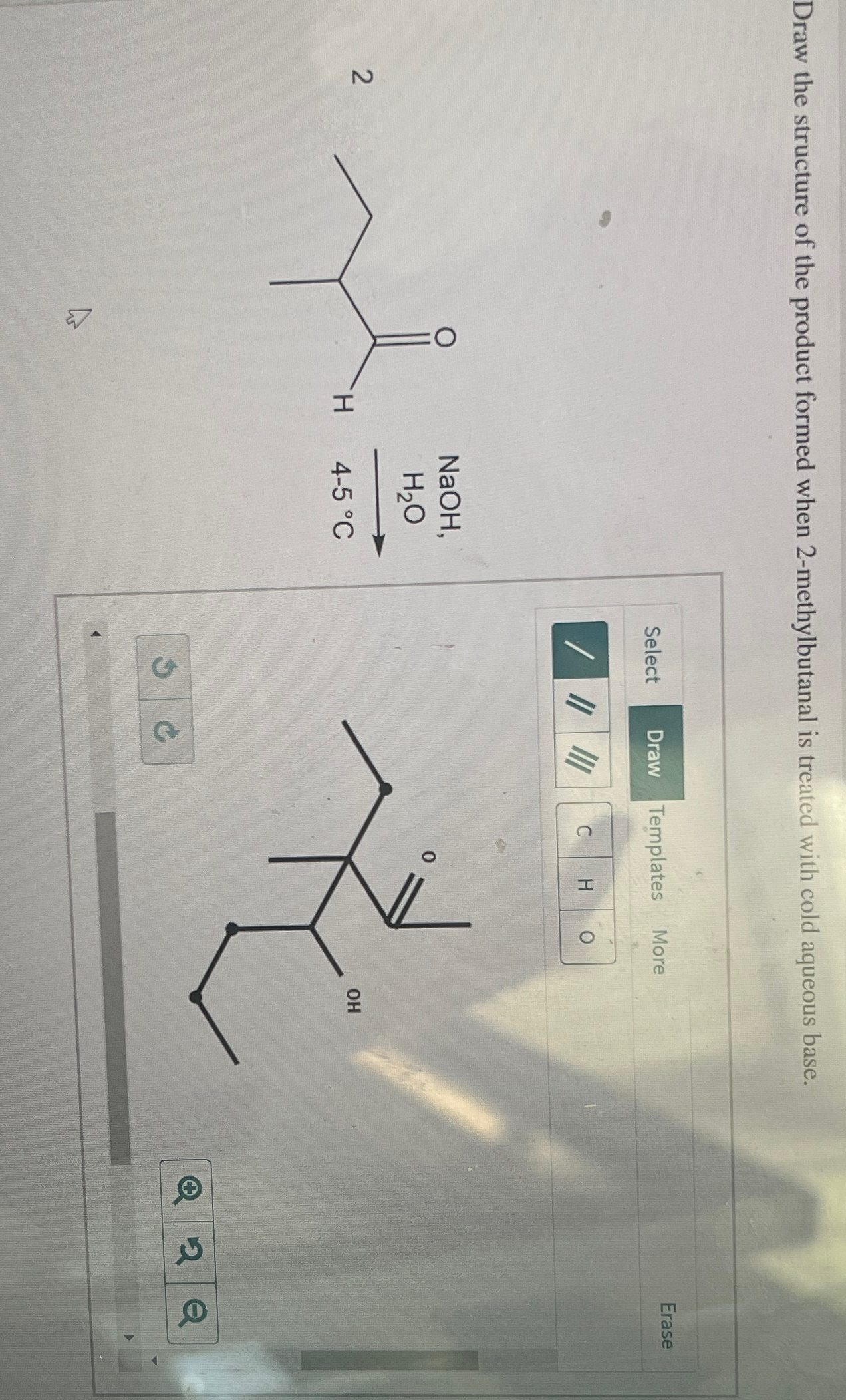 Solved Draw the structure of the product formed when | Chegg.com
