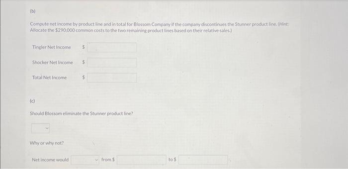 Solved part c: first drop down menu options are either | Chegg.com