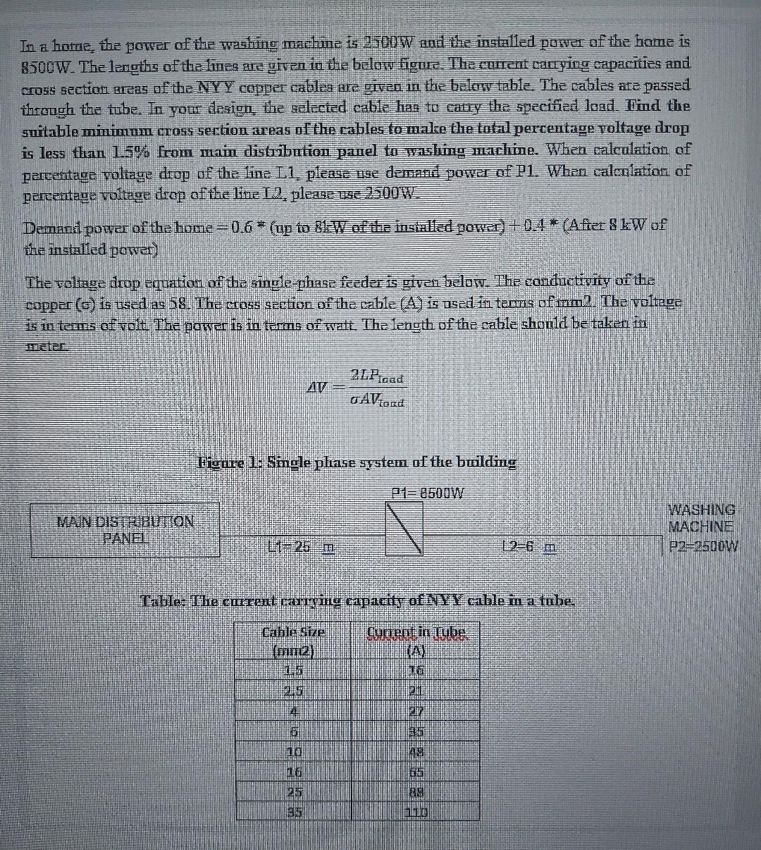 homework question, the choices are a) A1=6; A2=2,5 b) | Chegg.com