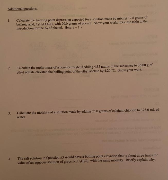 Solved DATA Boiling point of pure ethyl acetate 17.1°c | Chegg.com