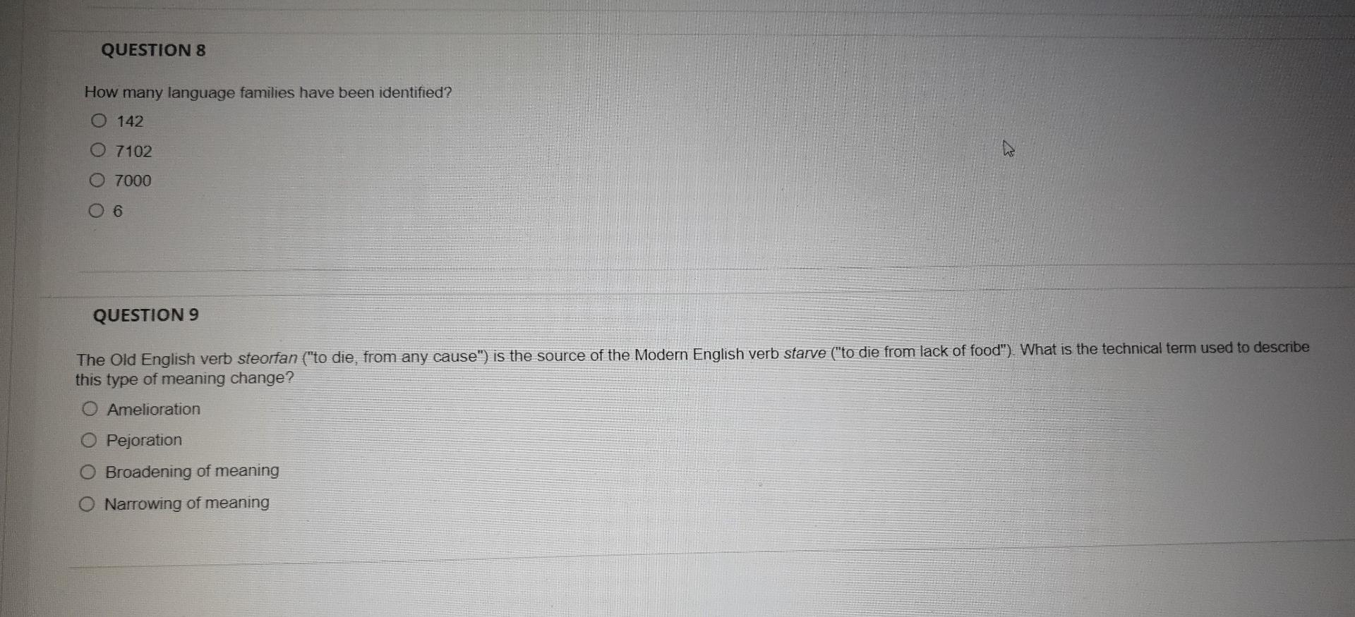 Solved QUESTION 8 How many language families have been | Chegg.com