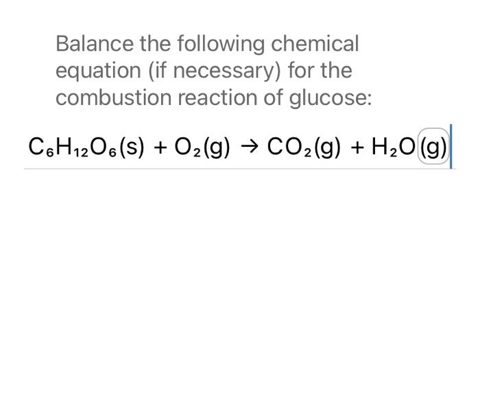 Solved Balance the following chemical equation (if | Chegg.com