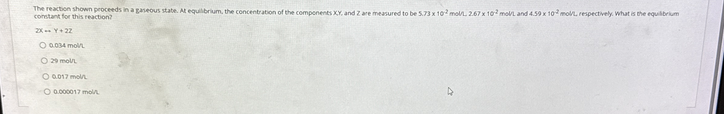 Solved constant for this | Chegg.com
