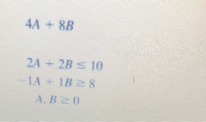 Solved does the following linear program involve | Chegg.com