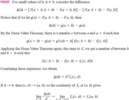 Clairaut's Theorem: Suppose f is defined on a disk D | Chegg.com