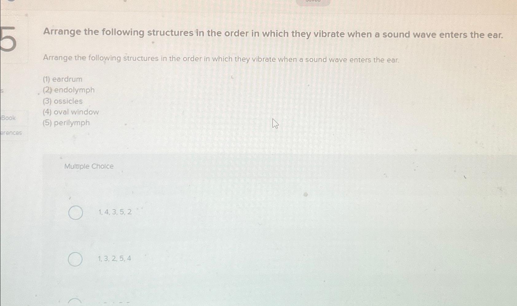 Solved Arrange the following structures in the order in | Chegg.com