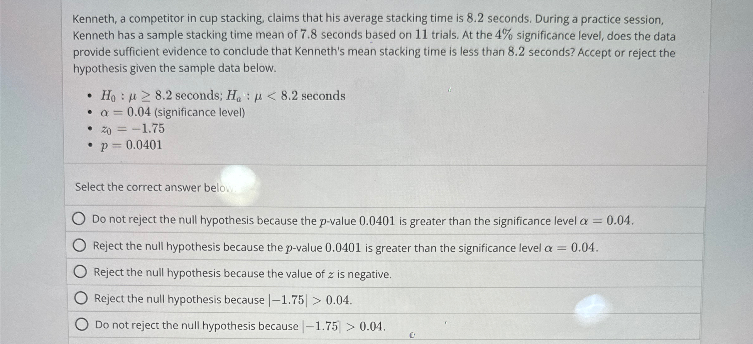 Solved Find the area to the right of the z-score 0.41 ﻿under | Chegg.com