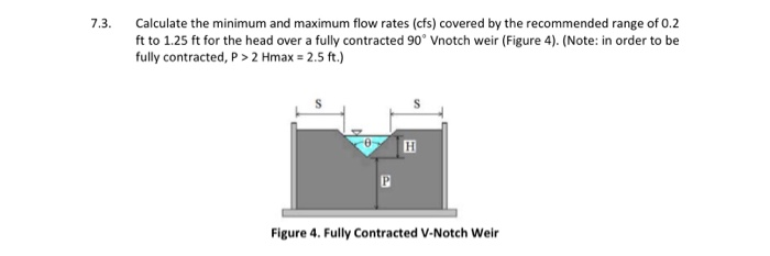 Solved 7.3. Calculate the minimum and maximum flow rates | Chegg.com Solved 7.3. Calculate the minimum and maximum flow rates | Chegg.com
