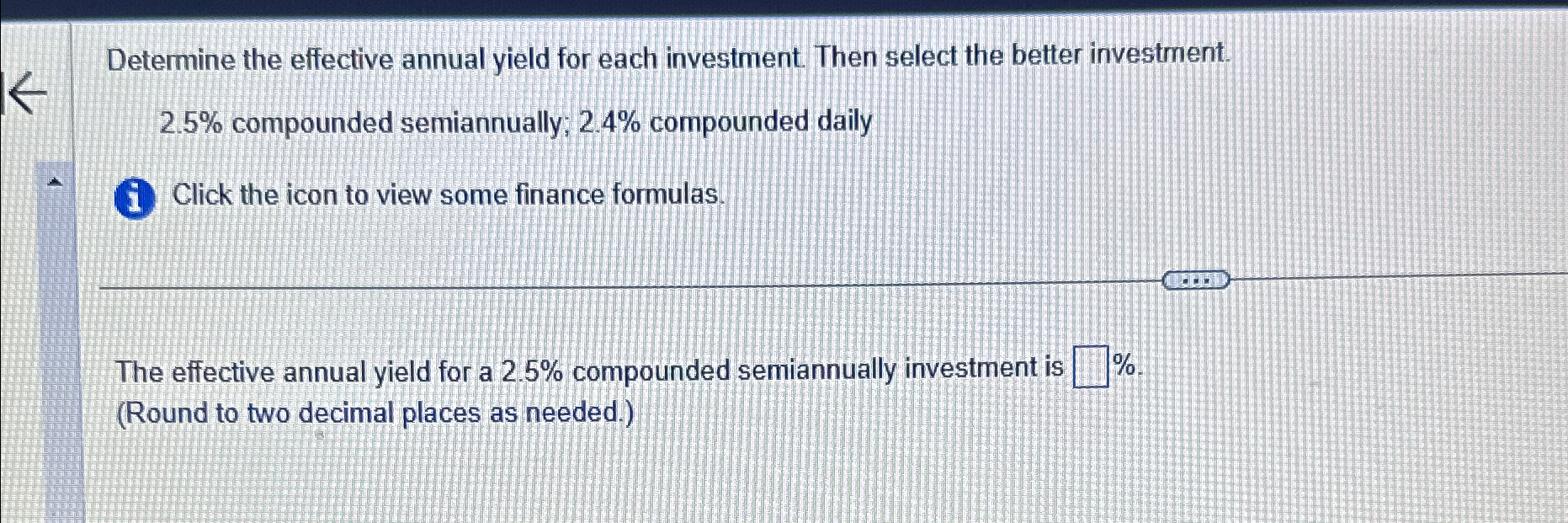 Solved Determine the effective annual yield for each | Chegg.com