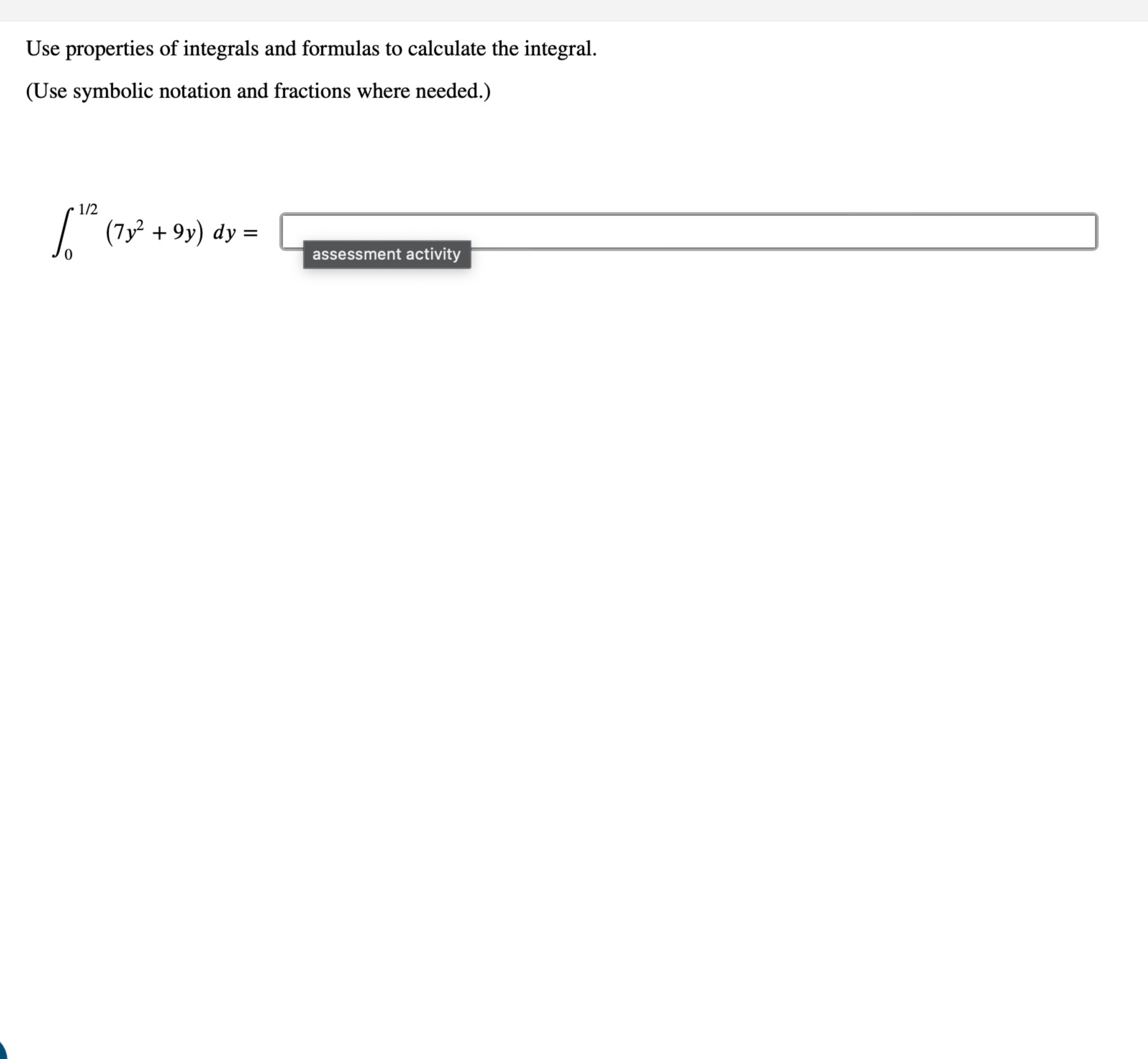 Solved Use properties of integrals and formulas to calculate | Chegg.com