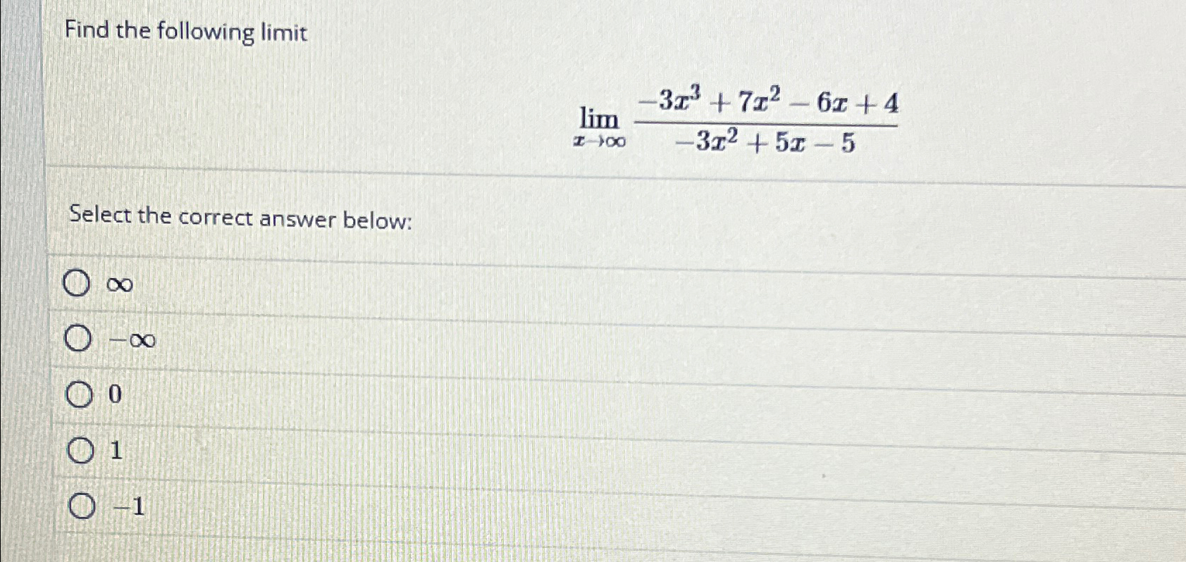 Solved Find the following | Chegg.com