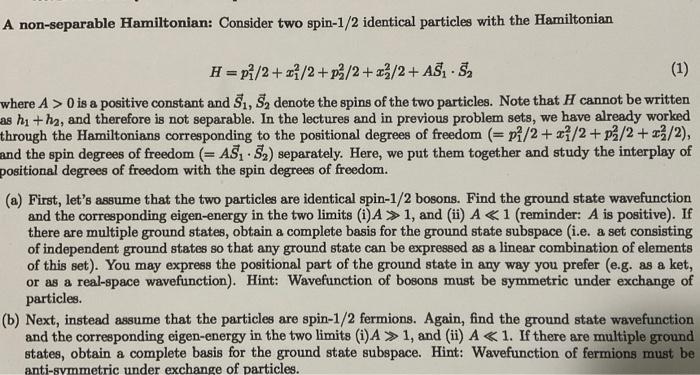 Find Ground State Wavefunction And Eigen Energy Of