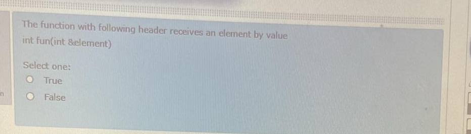Solved The function with following header receives an | Chegg.com