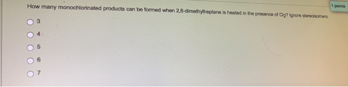 Solved The correct IUPAC name for the following molecule is: | Chegg.com