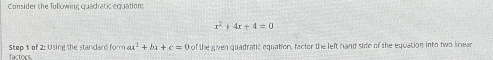Solved Consider the following quadratic | Chegg.com
