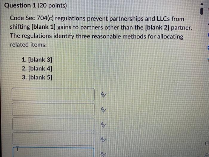 Code Sec 704(c) regulations prevent partnerships and | Chegg.com