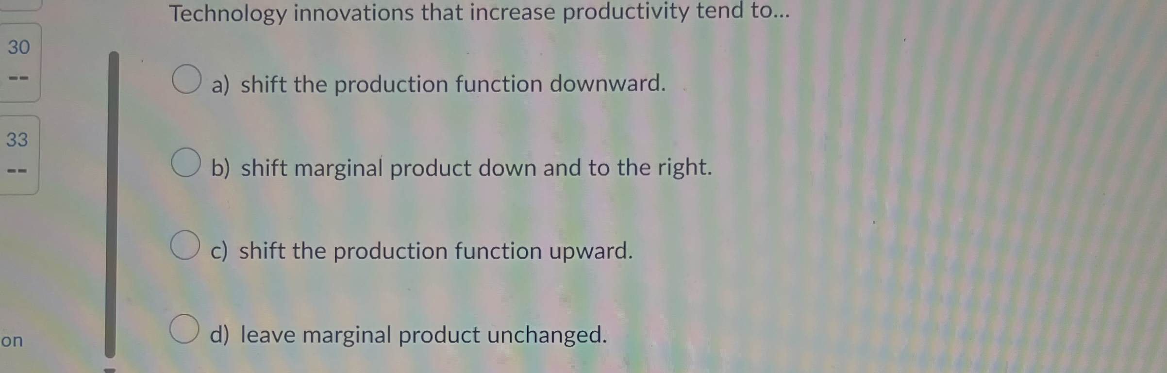 Solved Technology innovations that increase productivity | Chegg.com