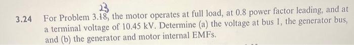 Solved a) Solve problem 3.23 in the text b) Solve problem | Chegg.com