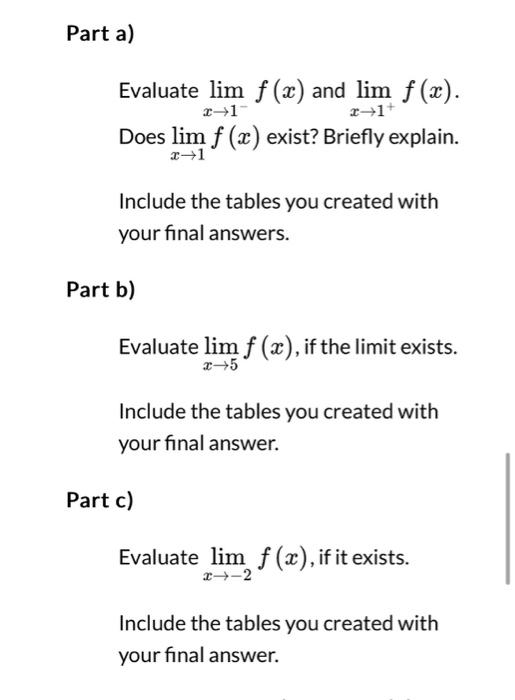 Solved Create input-output tables to evaluate each of the | Chegg.com