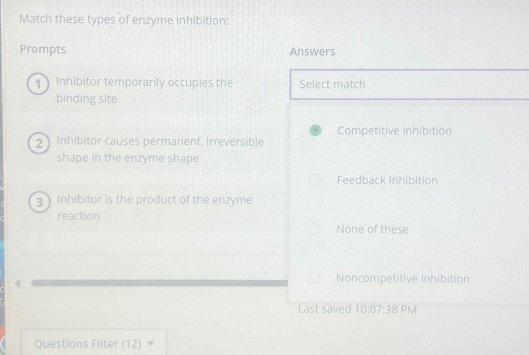 Solved Match these types of enzyme | Chegg.com