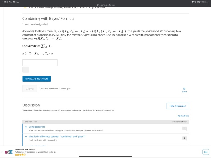 14:52 Tue 19 Nov Trawers were previous S O | Chegg.com