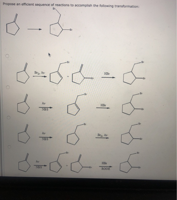 Solved Propose an efficient sequence of reactions to | Chegg.com