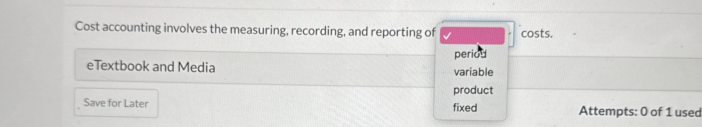 Solved Cost accounting involves the measuring, recording, | Chegg.com