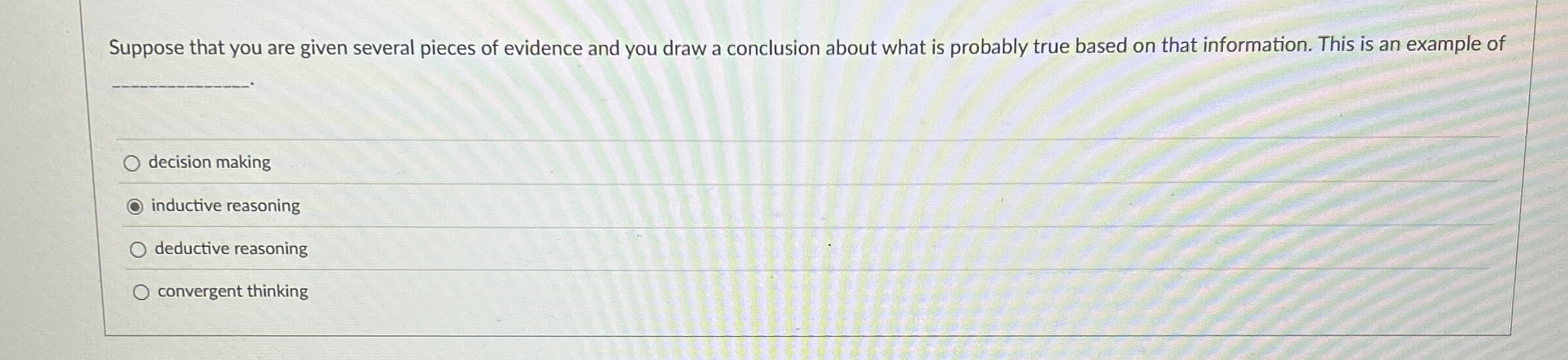 Solved Suppose that you are given several pieces of evidence | Chegg.com