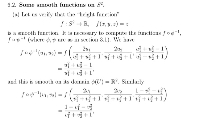 Definition 6.1. Let M be a smooth manifold. Let f: M | Chegg.com