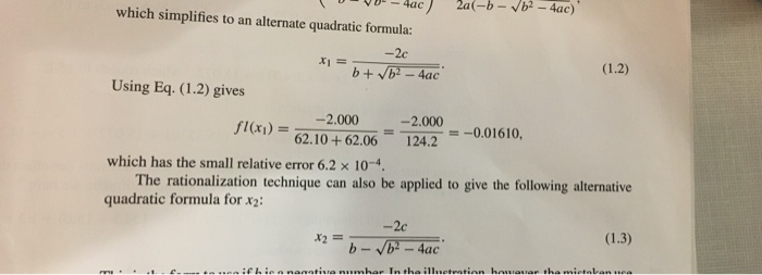 Solved 15 Use Four Digit Rounding Arithmetic And The 