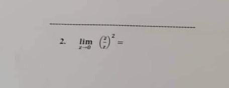 Solved 2. lim 2-0 9²= | Chegg.com