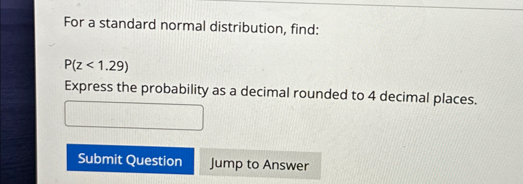 Solved For a standard normal distribution, | Chegg.com