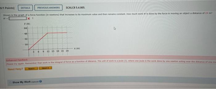 Solved 0/1 Points) DETAILS PREVIOUS ANSWERS SCALC8 5.4.005. | Chegg.com