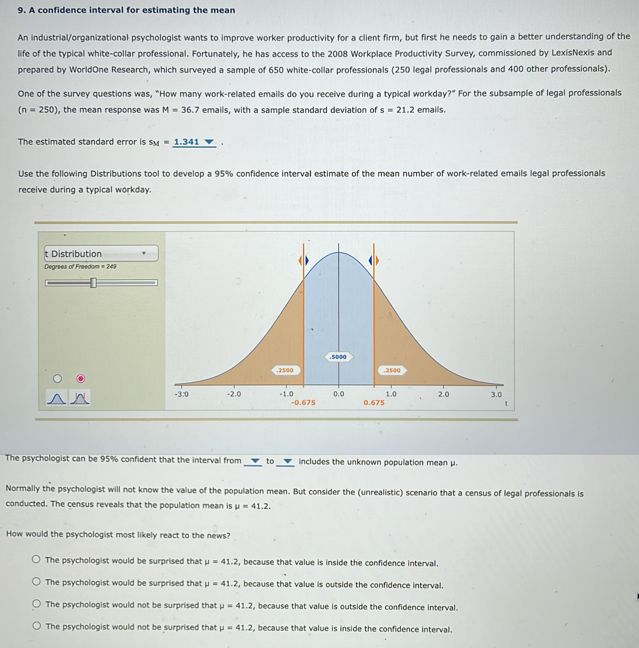 Solved A confidence interval for estimating the meanAn | Chegg.com