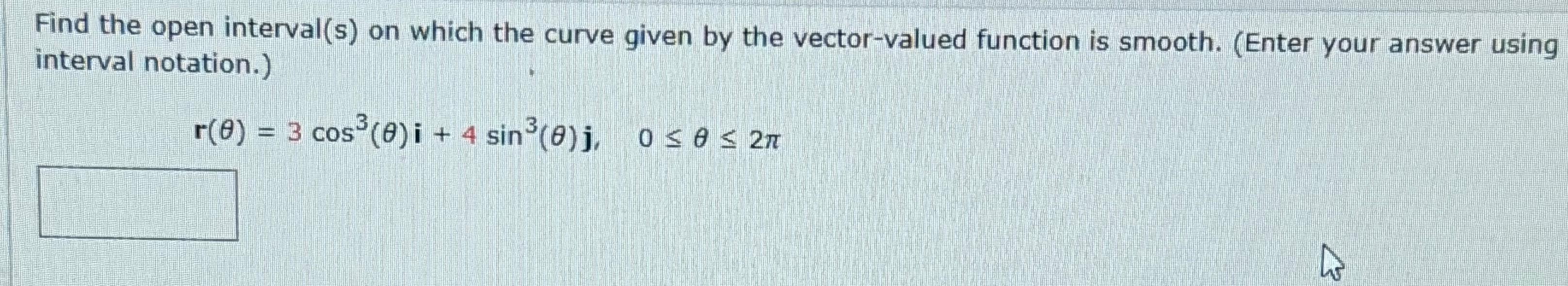 Solved Find the open interval(s) ﻿on which the curve given | Chegg.com
