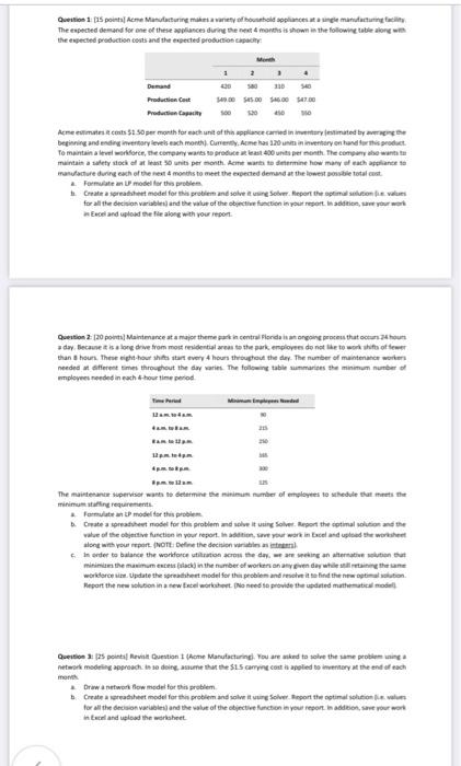 Solved a. Formulat in Y model tor thes preles. enployes | Chegg.com