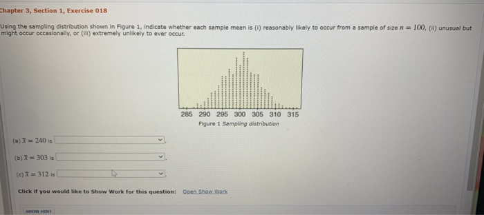 Solved Chapter 3, Section 1, Exercise 017 Using the sampling | Chegg.com