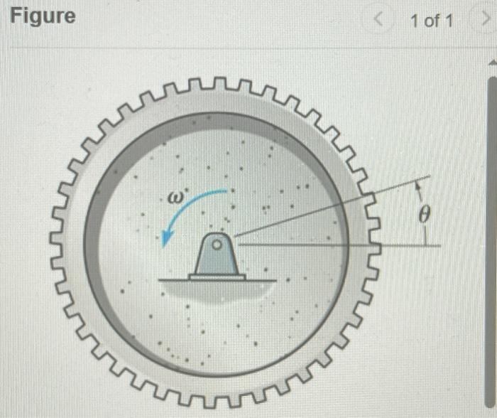 Solved When the gear rotates 24 revolutions, it achieves an | Chegg.com