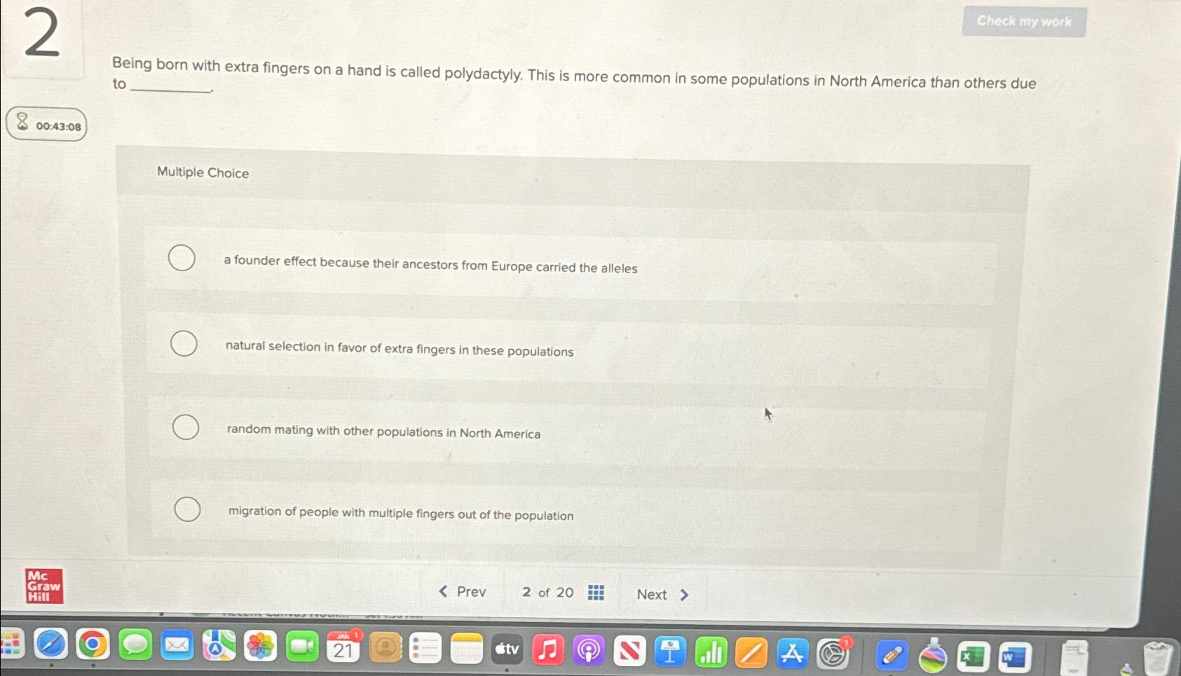 Solved Check my workBeing born with extra fingers on a hand | Chegg.com