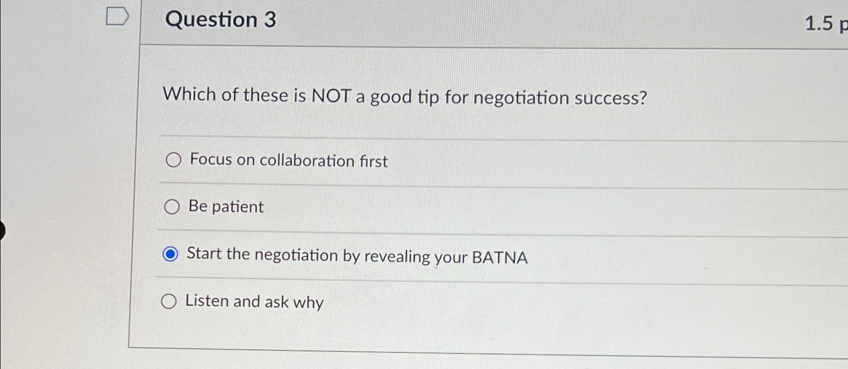 Solved Question 3Which of these is NOT a good tip for | Chegg.com