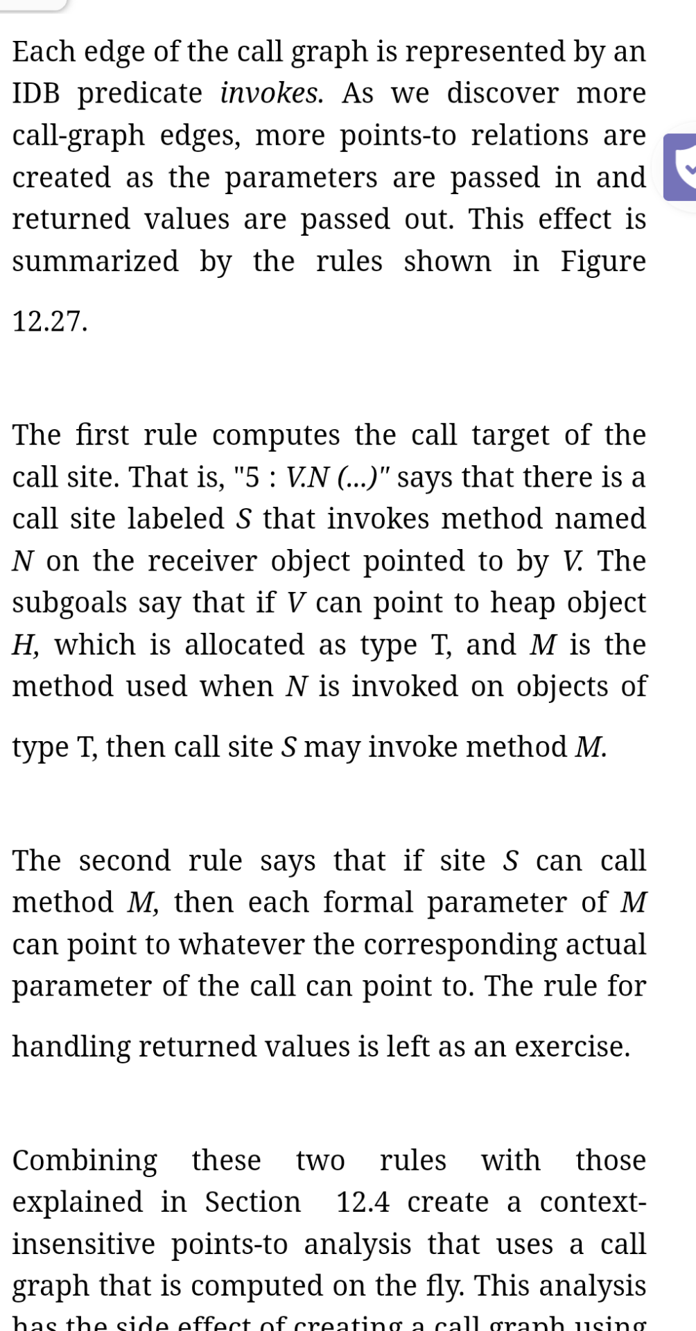 Solved 2. Call Graph Discovery in Datalog To formulate the | Chegg.com