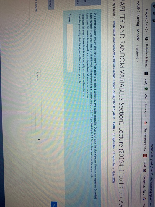 moodle.aaup.edu/mod/quiz/attempt.php?attemp Get | Chegg.com